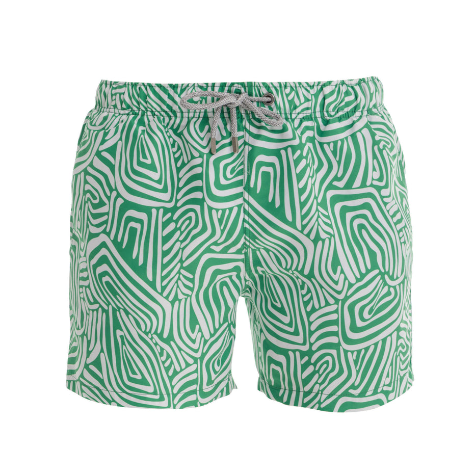 Green Labyrinth Swim Shorts – Kai Collections
